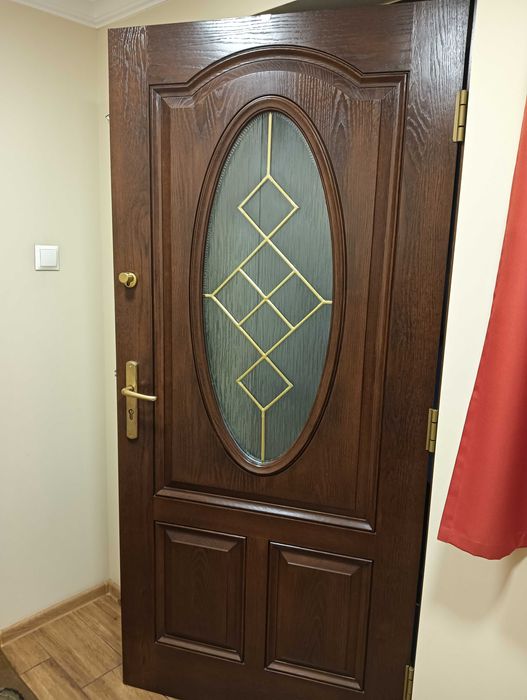 Drzwi zewnętrzne drewniane Żernica • OLX.pl