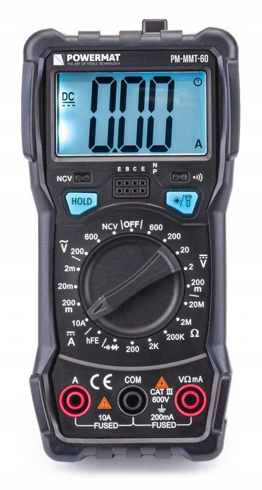 Multimetr CYFROWY Elektryczny Miernik Prądu LCD PM1044 PM-MMT-60 Katowice Bogucice • OLX.pl