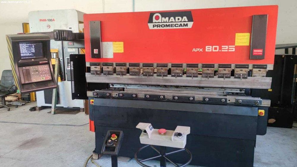 Prasa krawędziowa CNC AMADA APX 80-25 Jelenia Góra Cieplice Śląskie ...
