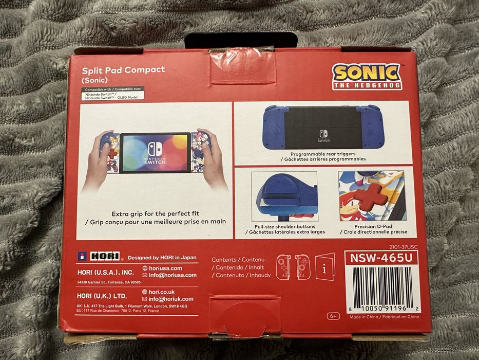 HORI Split Pad Compact Switch Sonic Controller для Nintendo Switch: 2 ...