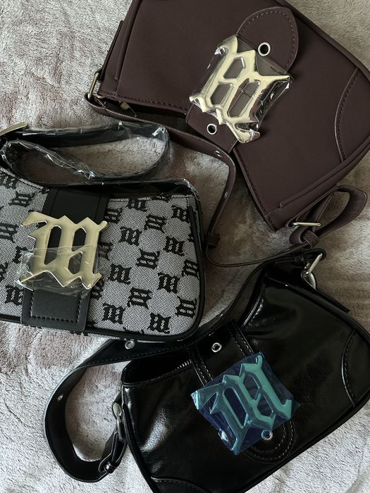 НОВА сумка Misbhv чорна коричнева Y2k готична трендова клатч месенджер 799 грн Сумки через