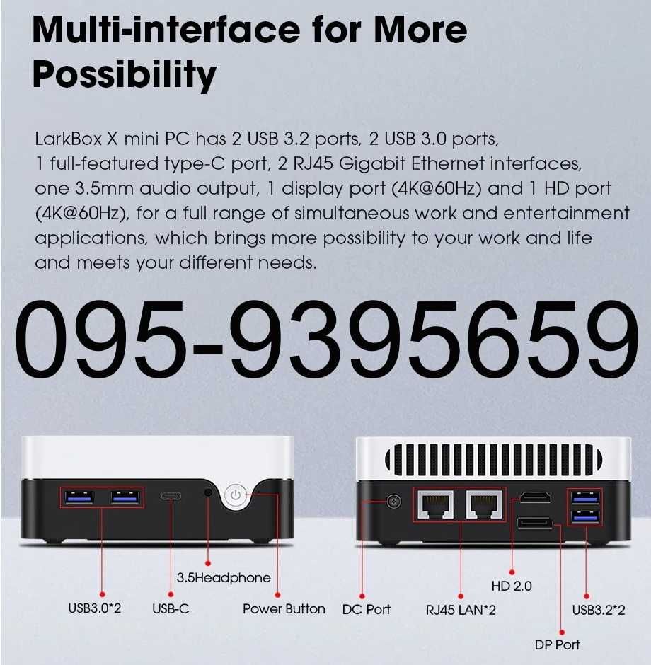 Мини ПК CHUWI LarkBox X Intel N100 12/512GB Mini PC NUC: 7 199 грн ...