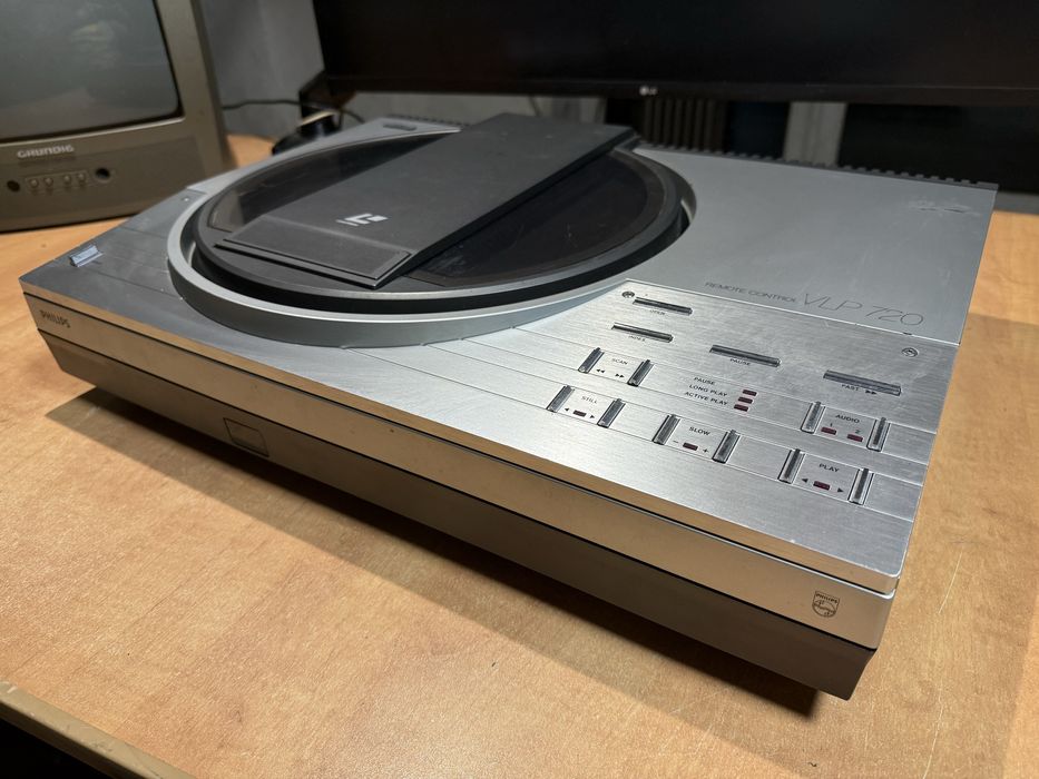 Philips vlp 720 laserdisc LD unikat kolekcjonerski Wrzosowa • OLX.pl