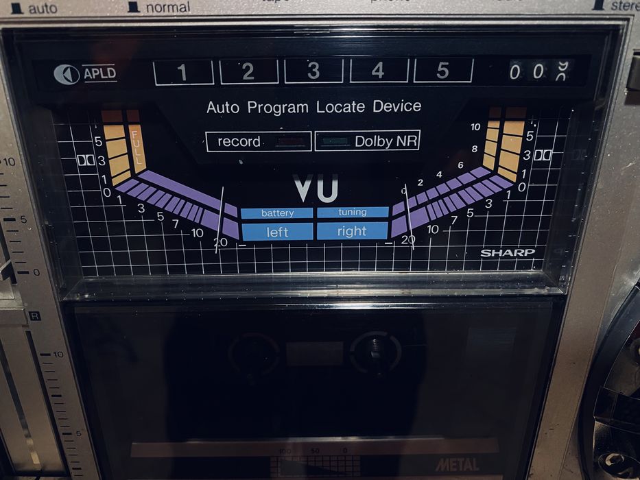 Sharp GF-9000 ghettoblaster boombox radiomagnetofon Wólka Pracka • OLX.pl