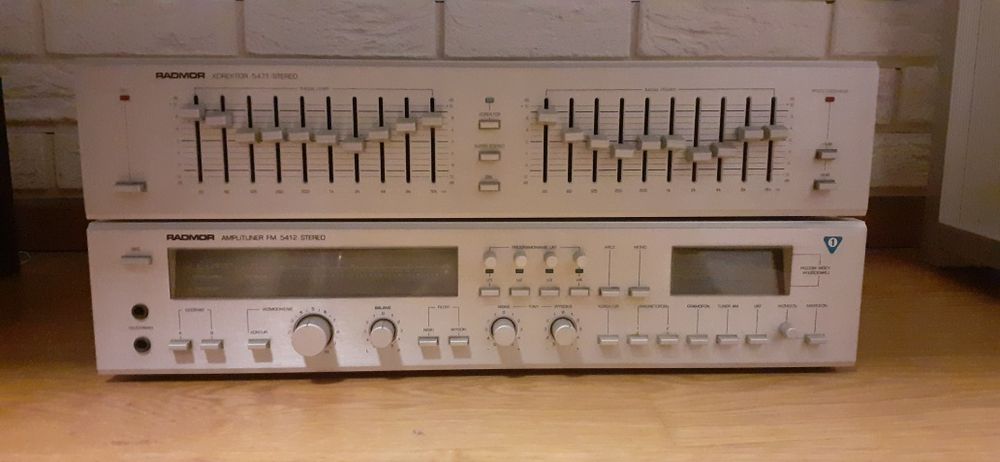 Radmor Amplituner FM 5412 Stereo i Korektor 5471 Stereo. Poznań ...
