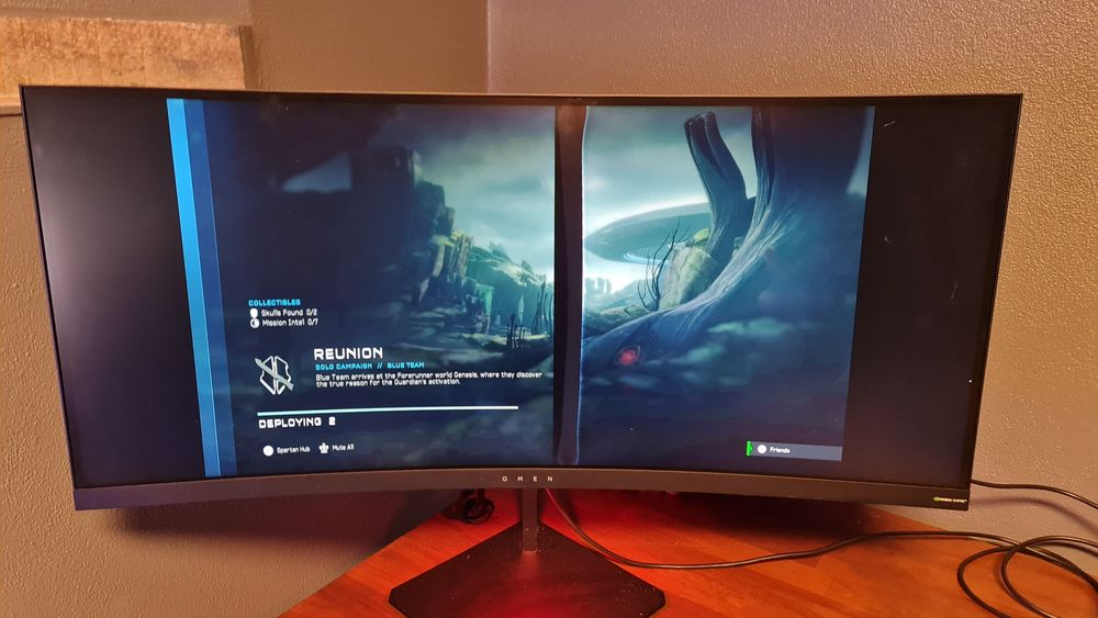 Monitor Omen HP 35" Nvidia G-Sync Palhais E Coina • OLX Portugal