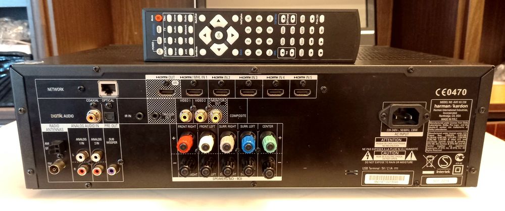 HK AVR-161 5.1×85w/HDMI/4K/ARC/DLNA/vTuner/MHL/USB/Bluetooth/6-16om: 6 ...