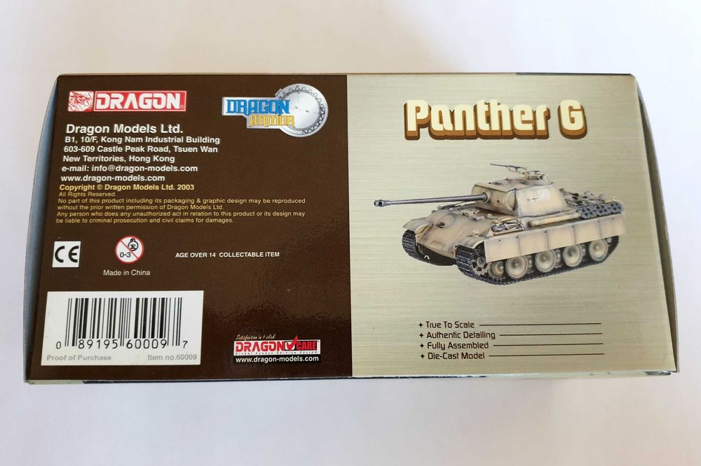 Model Dragon Armor 60009 czołg Panther G (Pantera) skala 1/72 Sulejówek ...