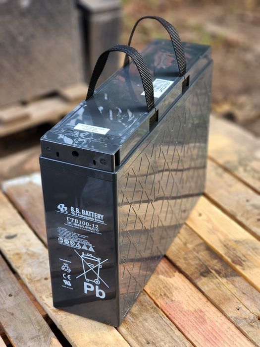 BB Battery FTB 100-12 тяговый аккумулятор, для ибп, котёл, СЭС,12-48в ...