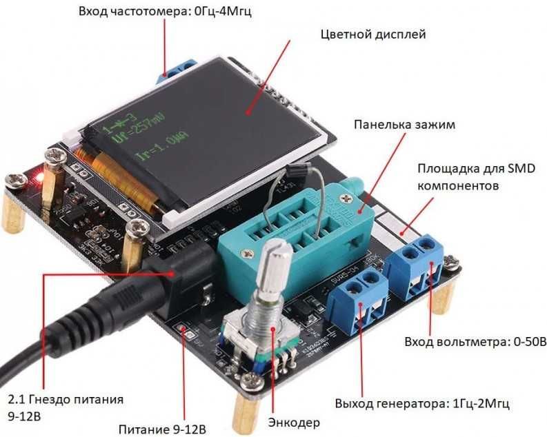 Тестер GM328 Для Проверки Радиодеталей: 600 грн. - Інші комплектуючі ...