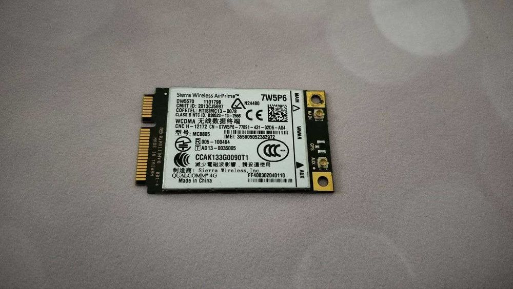 Мережевий модуль 4G Модем dw5570 7W5P6 Dell Latitude E6540: 399 грн ...