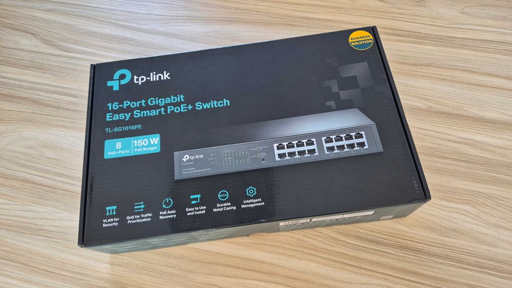 TL-SG1016PE - Switch Gigabit Easy Smart de 16 portas com 8 portas PoE+ Vila Verde • OLX Portugal