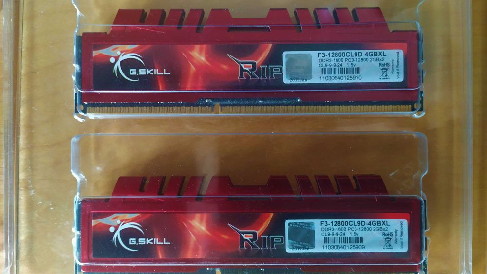 8 GB Memória RAM DDR3 1600 (G. Skill Ripjaws) Setúbal (São Julião ...