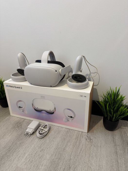 Gogle Meta oculus quest 2 II 128GB VR wirtualna rzeczywistość Zestaw ...
