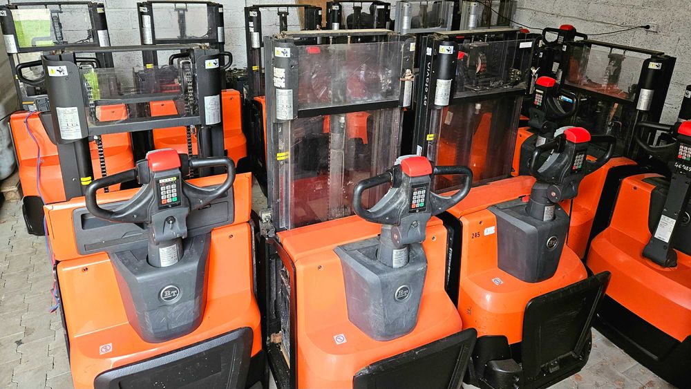 BT SWE 200D paleciak elektryczny niski maszt widłowy podest Skała • OLX.pl