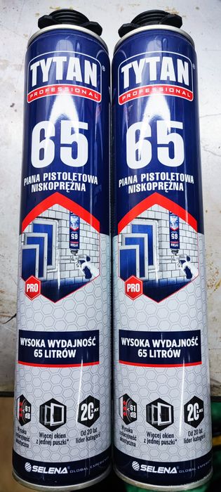 Pianka montażowa, pistoletowa, niskoprężna Tytan 65 Tczew • OLX.pl