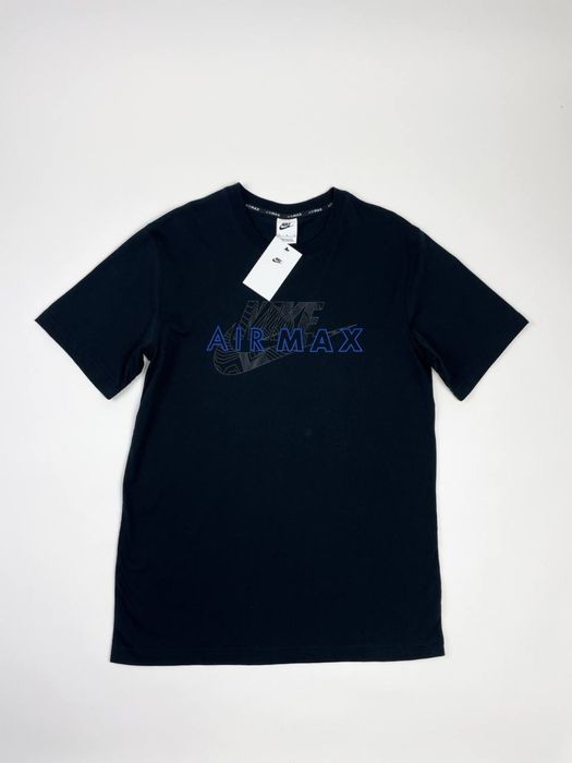 Оригінал! Чоловіча Футболка Nike Air Max чорна (M/L) Нова, з бірками ...