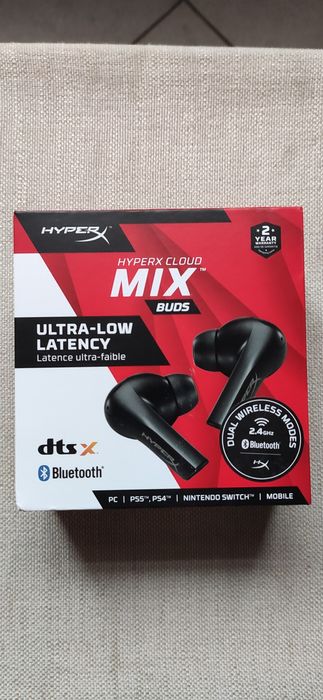 Навушники TWS HyperX Cloud Mix Buds Wireless Black (4P5D9AA): 3 000 грн. - Навушники Київ на Olx
