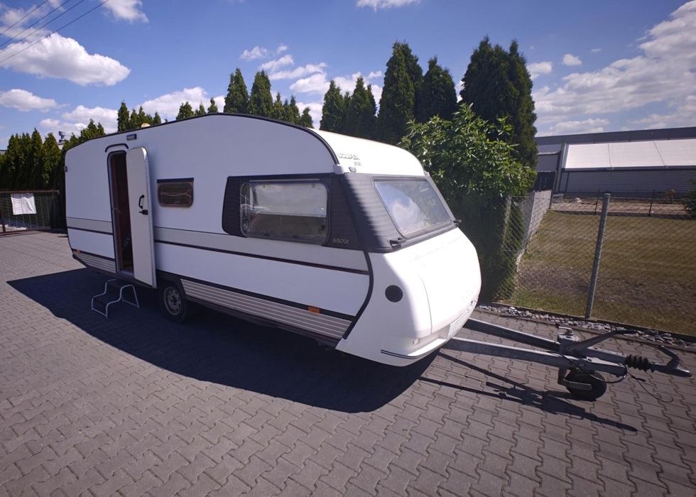 Przyczepa Solifer 550 DL, DMC 1200, 92r, Zimowa, Super Stan Tabor Wielki • OLX.pl