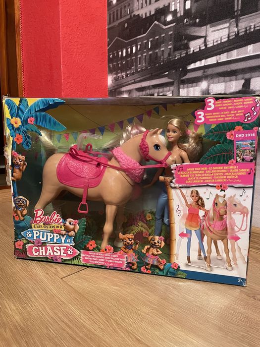 Набор кукла барби с танцующей лошадкой. Barbie & Her Sisters: 1 900 грн ...