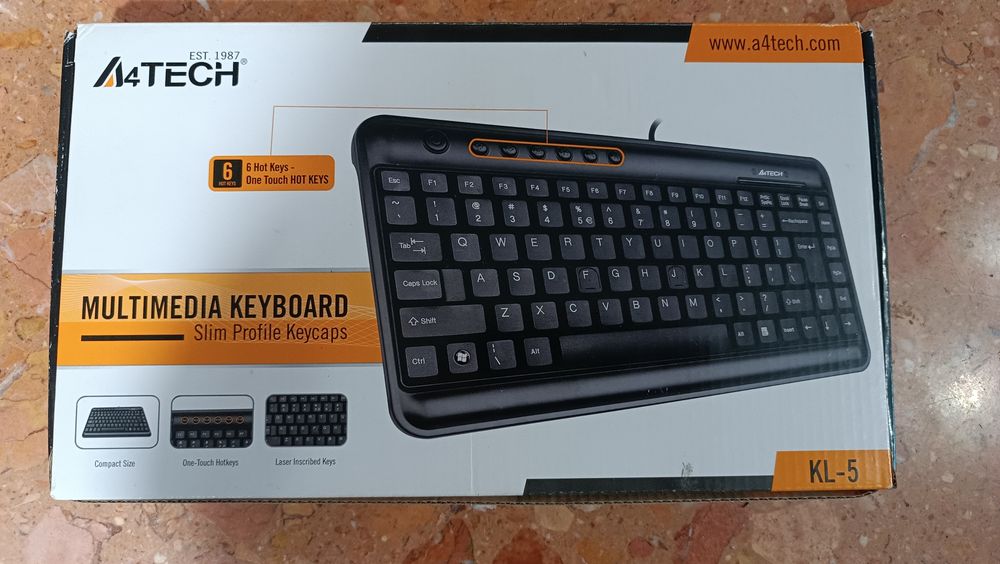 Клавиатура A4Tech KL-5 новая: 325 грн. - Периферийные устройства Ракита на Olx