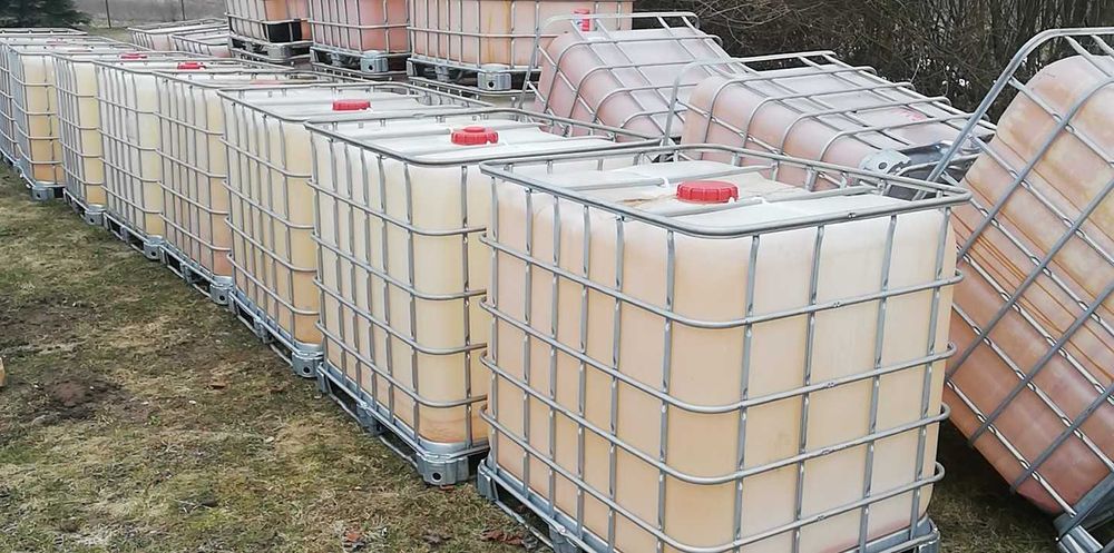 Pojemnik Zbiornik Mauzer Mauser 1000L, zbiornik na deszczówkę Zawiercie Centrum • OLX.pl