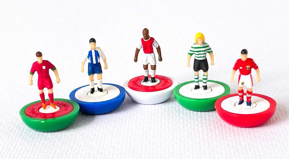 Bonecos Miniatura SL BENFICA Subbuteo Brinquedo Bolos de Anos Jogo ...