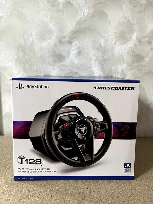Комплект (кермо, педалі) Thrustmaster T128 PS4, PS5, PC (4160781) Нові: 6 143 грн. - Аксесуари ...