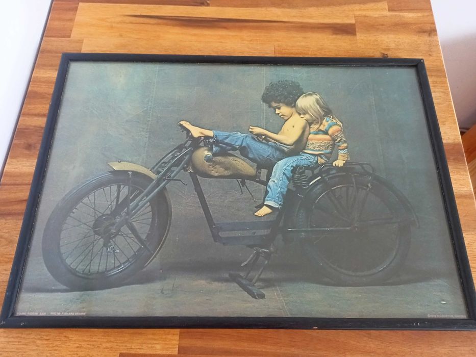 Vintage plakat zdjęcie z 1978 Scandecor Sweden za szkłem Wasilków • OLX.pl
