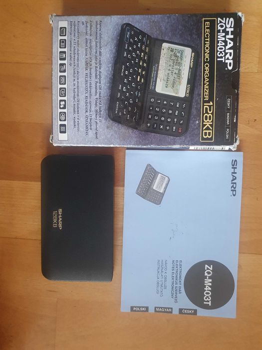 Elektroniczny notes Sharp ZQ-M403T uszkodzony Warszawa Praga-Południe ...