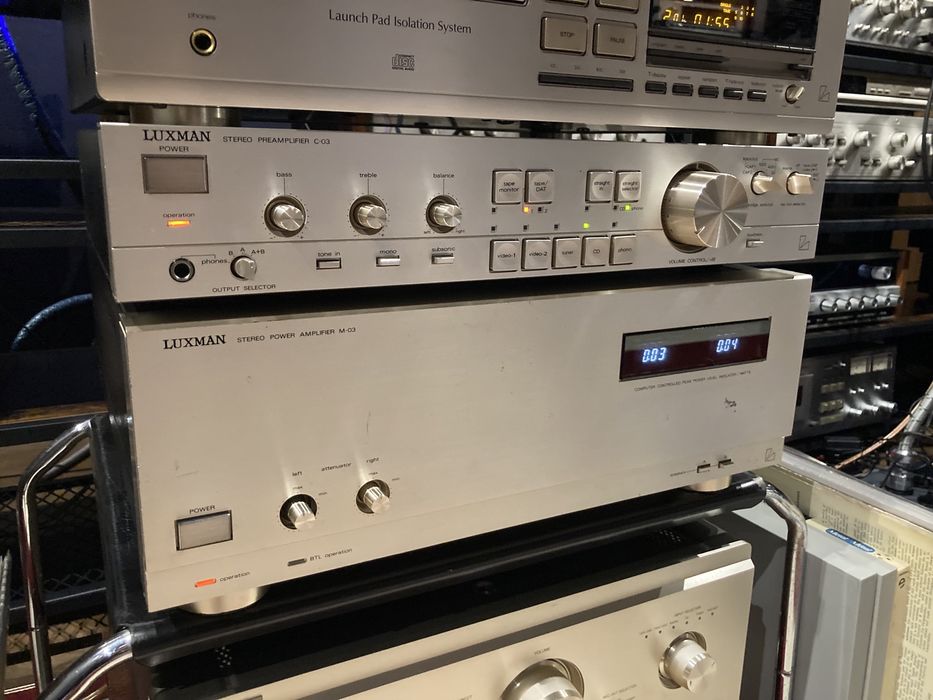 Retrospekcja Luxman M-03 C-03 D-373 Zestaw Hi-end Łódź Polesie • OLX.pl