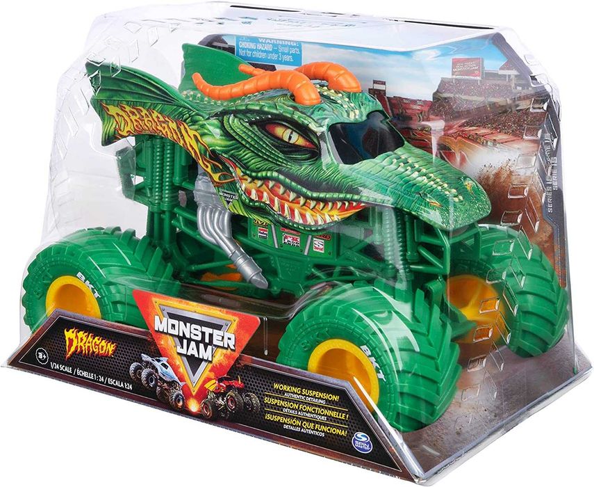 Оригінал Monster Jam Dragon. Монстр-трак Дракон. Металевий кузов: 849 ...