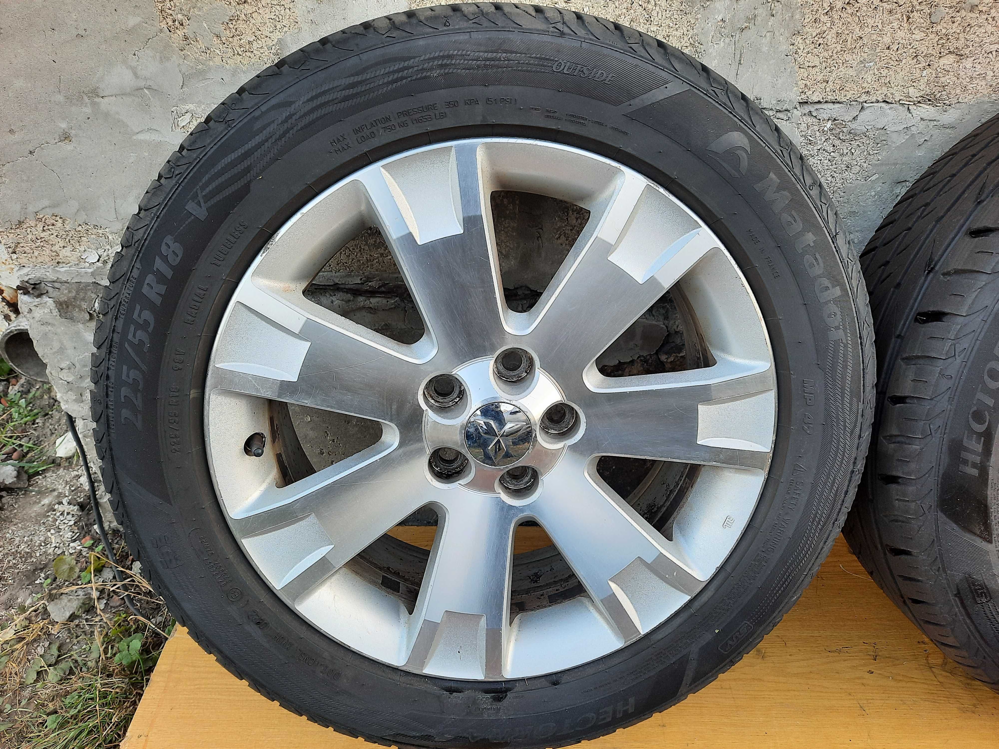 Диски колеса Титаны Mitsubishi outlander r18 5x114.3 et38 докатка: 3 ...
