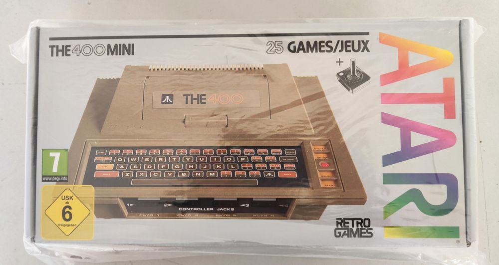 НОВА Retro Games Atari The 400 mini: 3 499 грн. - Приставки Біла на Olx
