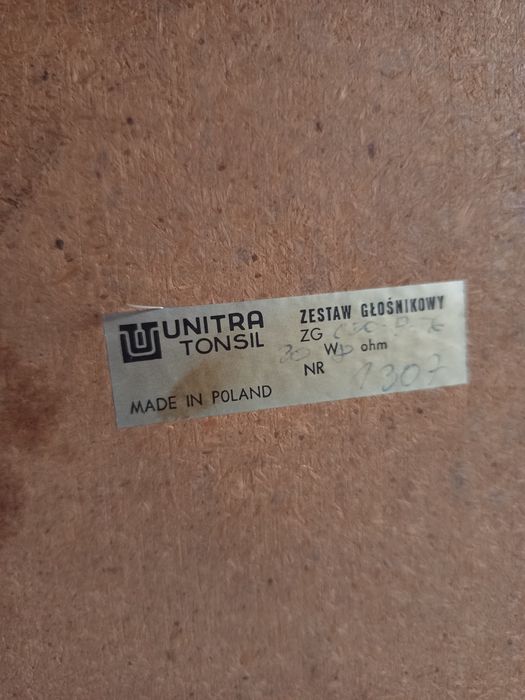 Kolumny UNITRA Tonsil PRL Bolesławiec • OLX.pl