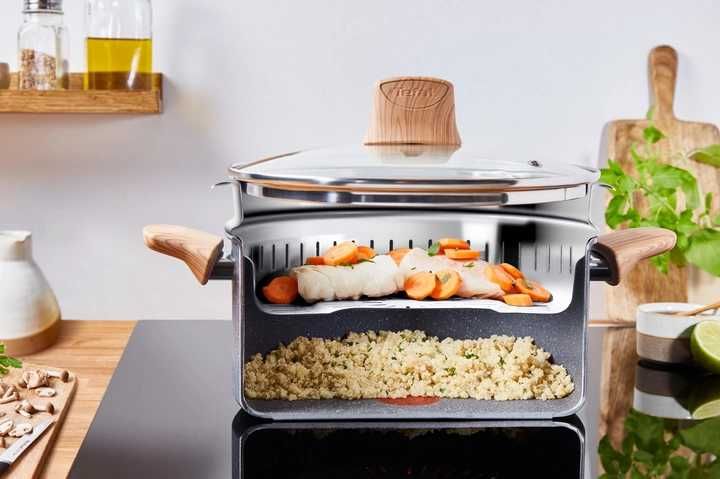 Каструля з кришкою Tefal Natural Force Detox G2669053 Кастрюля 5.2 л: 2 ...