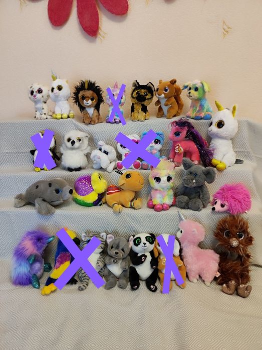 М'які іграшки глазастики окастики TY Beanie Bellies lumo stars: 130 грн ...