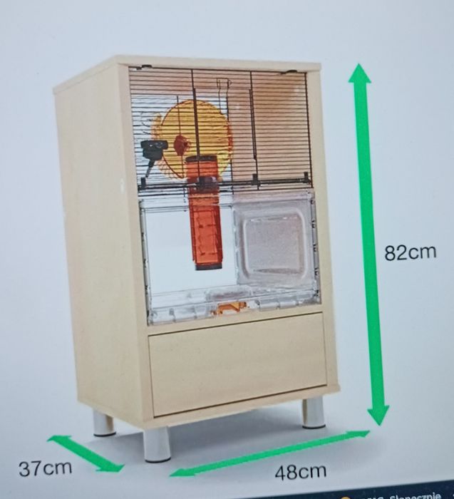 NOWA Klatka terrarium dla chomika myszoskoczka myszy qute od omlet ...