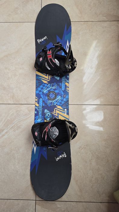 Snowboard deska Salomon 130 i wiazania Rybnik • OLX.pl