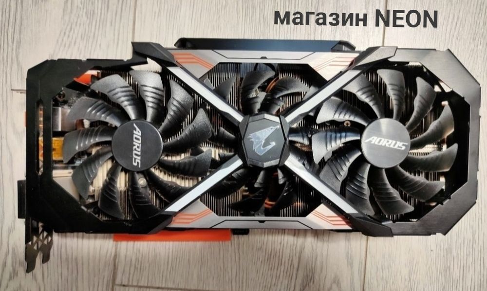 Топовая AURUS GTX 1080 Ti 11-Gb Любые тесты! Магазин (NEON): 6 500 грн ...