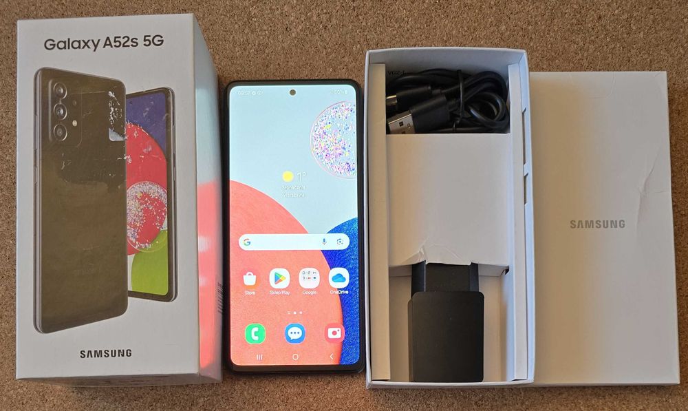 Samsung Galaxy A52s 5G SM-A528 B/DS 6GB RAM/128GB Czarny Lcd Jak Nowy Legnica • OLX.pl