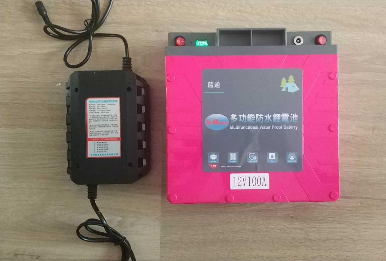 Аккумулятор Li-ion 12V 100А KMW літій + ЗАРЯДКА 10 А: 9 500 грн ...