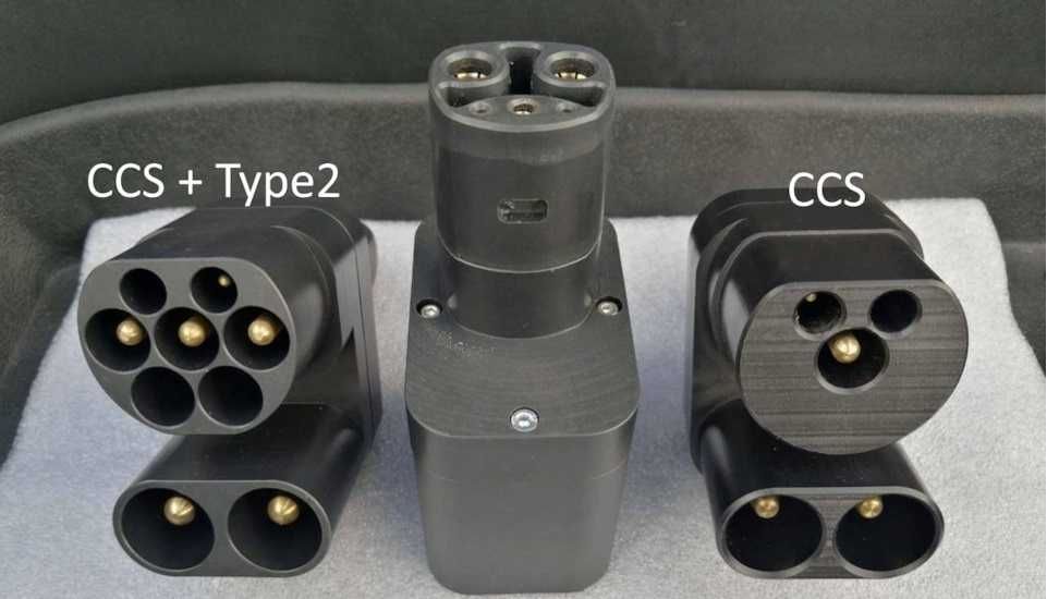 УКРАЇНСЬКІ перех.CCS2+Type2 зарядки 16-32А 7кв Тип1+Тип2+GBТ+ID4 ТЕСЛА: 8 800 грн. - Пускові та ...