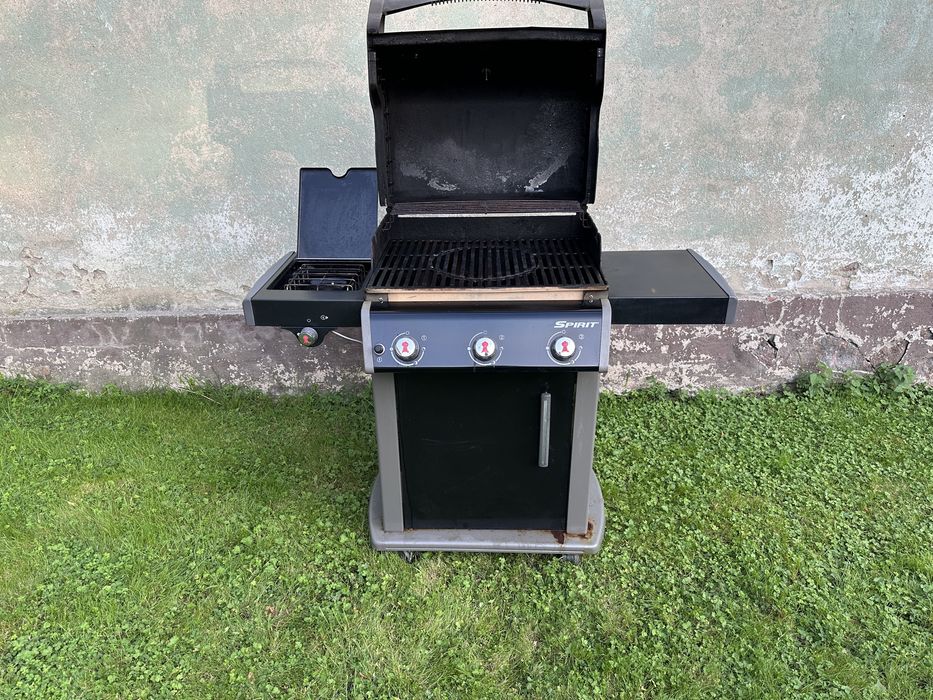 Weber spirit E320 sprawny z bocznym palnikiem Tarpno • OLX.pl