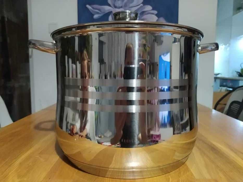 Garnek gar 7 litrów nowy zapakowany indukcja jakość porządny pormocja ...