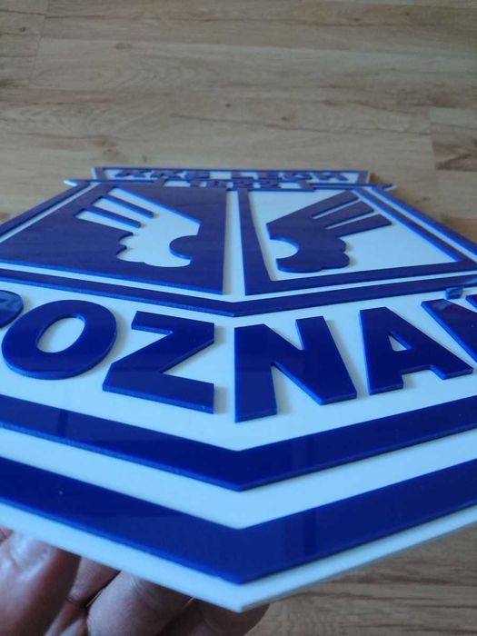 Lech Poznań herb do pokoju na ścianę gadżet prezent dla męża chłopaka ...