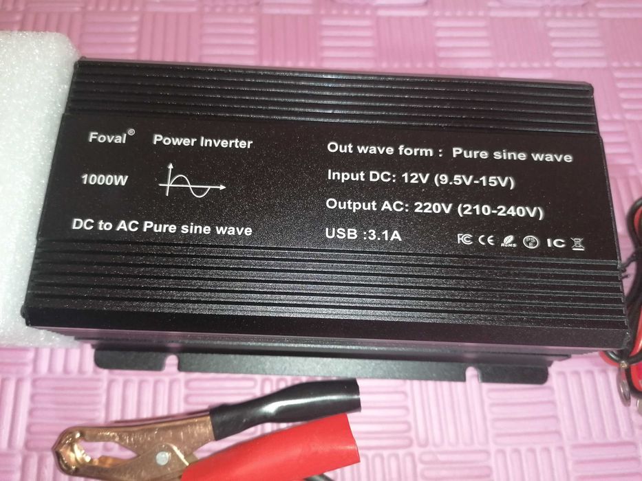 Инвертор с чистой синусоидой для газового котла. 12В в 220В, 1000 Вт: 1 ...