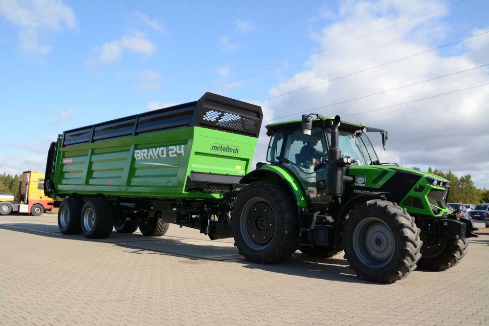 Rozrzutnik obornika METAL-TECH BRAVO 24 M3 20 TON Mirosławiec • OLX.pl