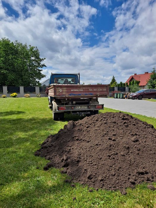Ziemia ogrodowa siana, czarnoziem, humus, pod trawnik, pod warzywa ...