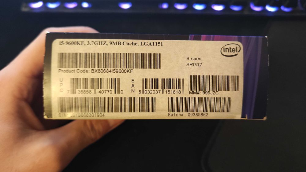 Процесор Intel Core I5-9600kf: 2 500 грн. - Комплектуючі та аксесуари Дніпро на Olx